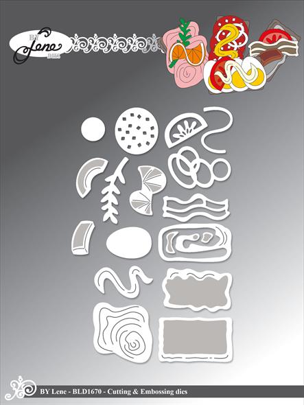211970 BY Lene Dies "Danish Smørrebrød #1" BLD1670 – HobbyGros