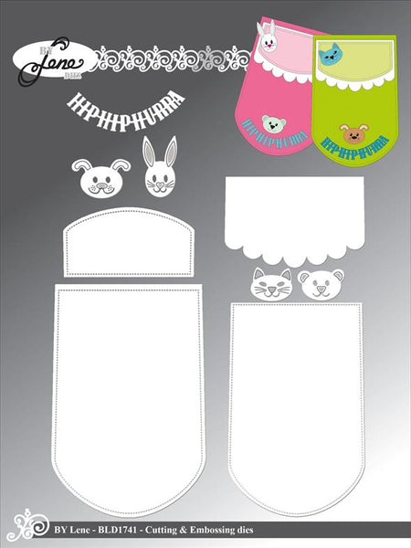 212741 BY Lene Dies "Cute Banner" BLD1741 – HobbyGros