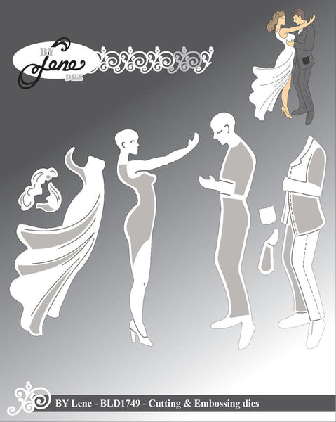 212749 BY Lene Dies "Wedding Couple" BLD1749 – HobbyGros