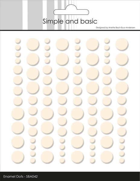 601242 Simple and Basic Enamel Dots "Nougat - (96 pcs)" SBA042 – HobbyGros