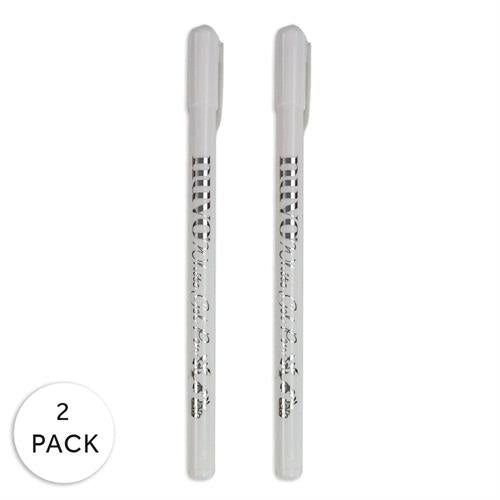 250124 NUVO "2 Pack Of White Gel Pens" 124N – HobbyGros