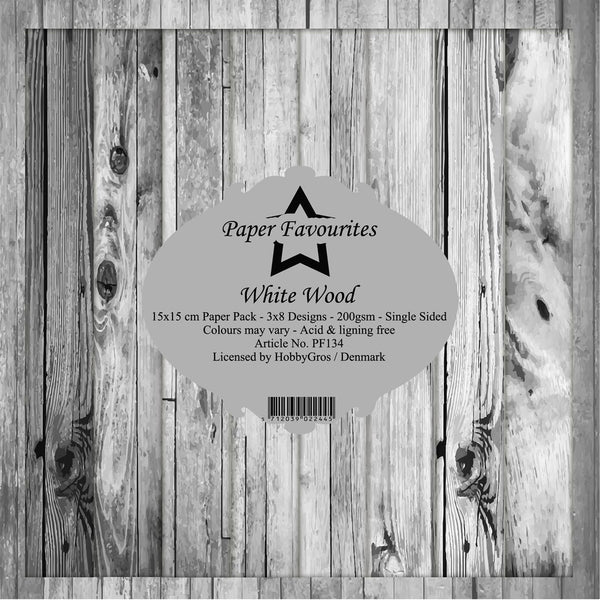278134 Paper Favourites Paper Pack "White Wood" PF134 – HobbyGros