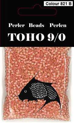 640099 TOHO perler 9/0 40gr farve 821B – HobbyGros