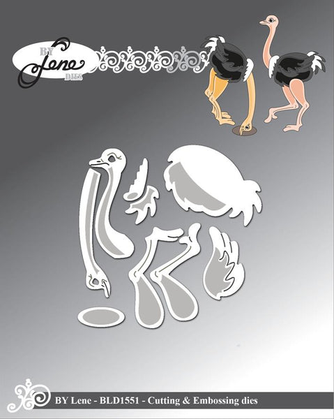 211751 BY Lene Dies "Ostrich" BLD1551 – HobbyGros