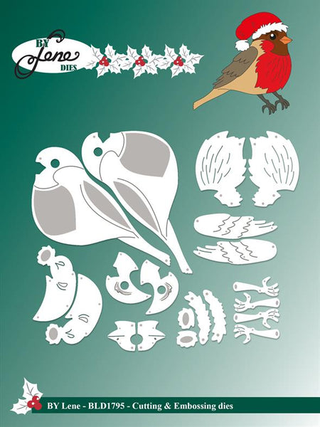212795 BY Lene Dies "Christmas Robin" BLD1795 – HobbyGros