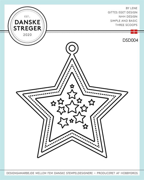500304 Danske Streger Die "Star Tag" DSD004 – HobbyGros