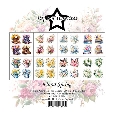 278284 Paper Favourites Paper Pack "Floral Spring" PF284 – HobbyGros