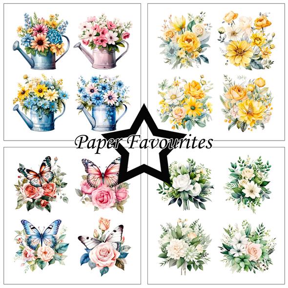 278284 Paper Favourites Paper Pack "Floral Spring" PF284 – HobbyGros