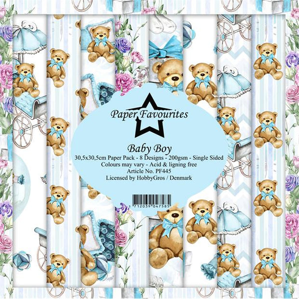 278445 Paper Favourites Paper Pack "Baby Boy" PF445 – HobbyGros