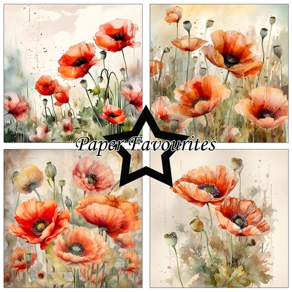 278533 Paper Favourites Paper Pack "Poppy" PF533 – HobbyGros