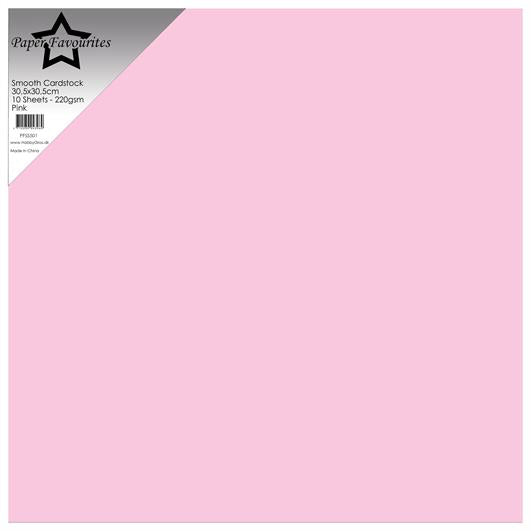 584501 Paper Favourites Smooth Cardstock "Pink" PFSS501 – HobbyGros