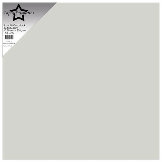 584515 Paper Favourites Smooth Cardstock "Fog Grey" PFSS515 – HobbyGros