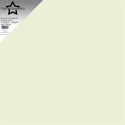 584523 Paper Favourites Smooth Cardstock "Light Beige" PFSS523 – HobbyGros