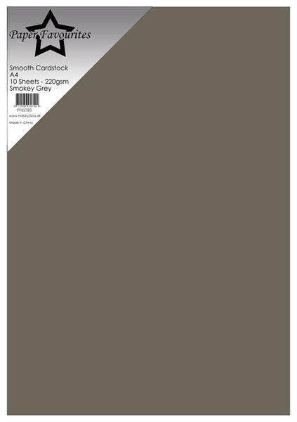 584720 Paper Favourites Smooth Cardstock "Smokey Grey" PFSS720 – HobbyGros