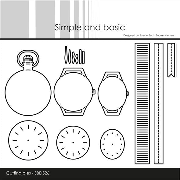 603526 Simple and Basic die "Wristwatches and pocketwatch" SBD526 ...