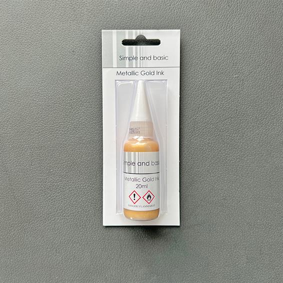 602904 Simple and Basic "Metallic Gold Ink" SBI004 – HobbyGros