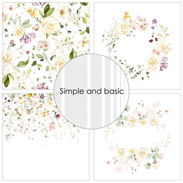 601517 Simple and Basic Design Papers "Spring Feelings" SBP517 – HobbyGros