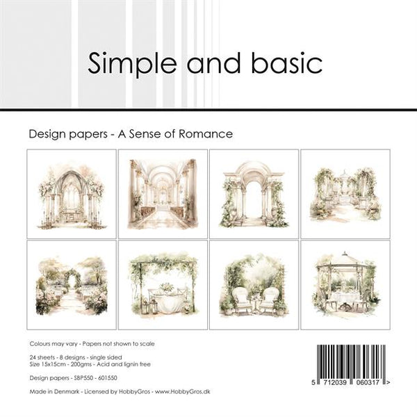 601550 Simple and Basic Design Papers "A Sense of Romance" SBP550 ...