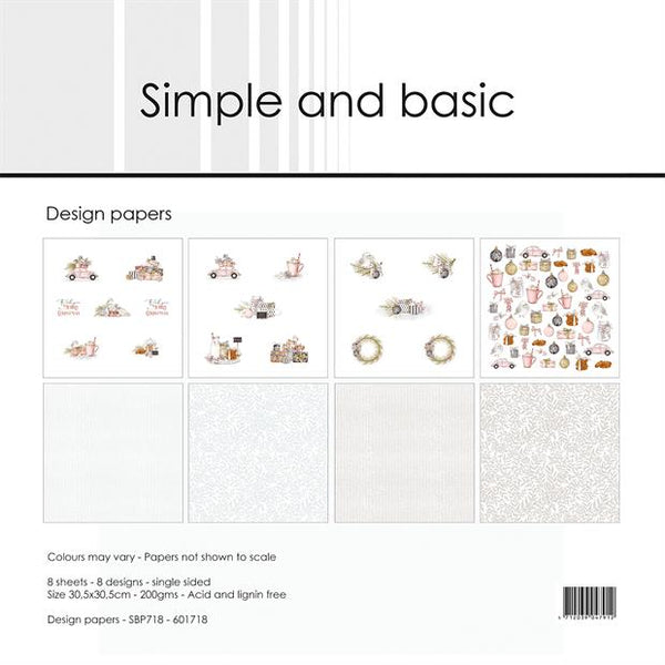 601718 Simple and Basic Design Papers "Cozy Christmas" SBP718 – HobbyGros