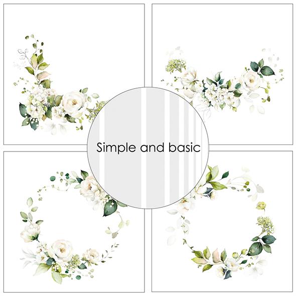 601729 Simple and Basic Design Papers "Fresh Spring" SBP729 – HobbyGros