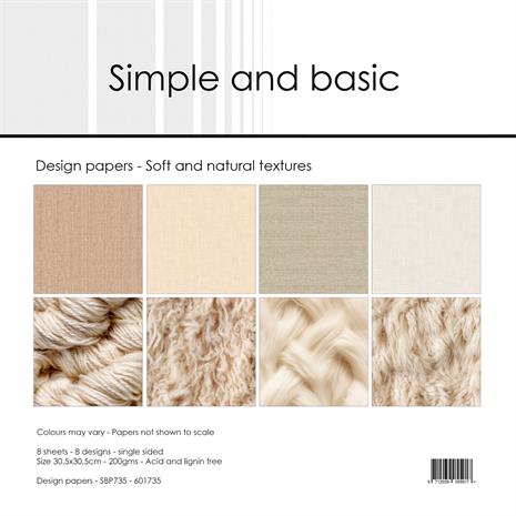 601735 Simple and Basic Design Papers "Soft and natural textures" SBP7 ...