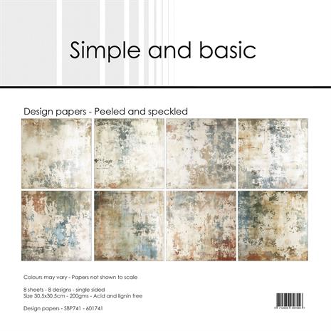 601741 Simple and Basic Design Papers "Peeled and speckled" SBP741 ...